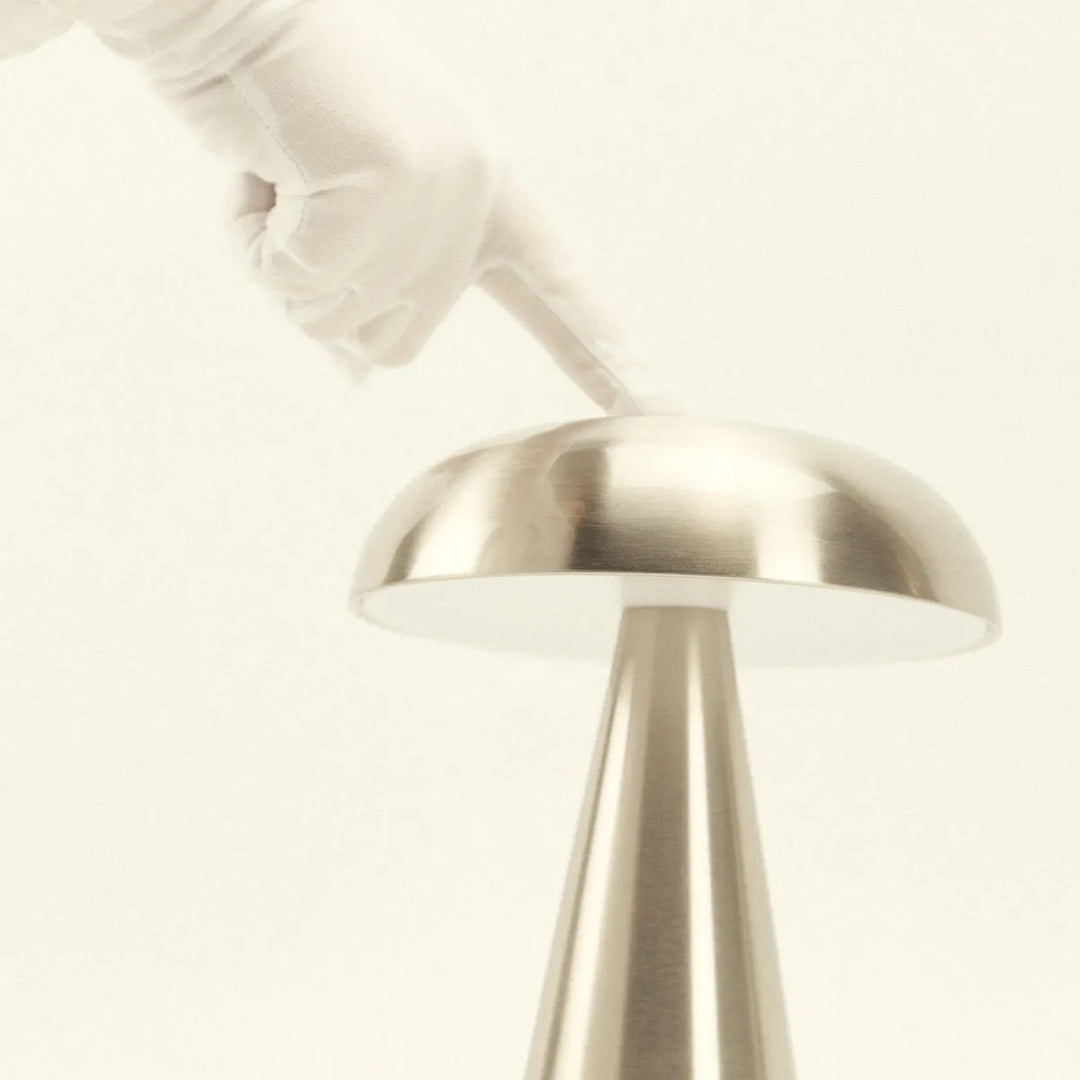 Portable Metal Touch Lamp | Brassy Gold – Dennis Did It